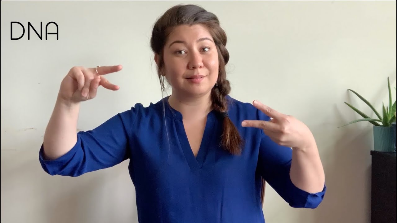 ASL Signs - DNA, mRNA, gene, codon, amino acid, protein, enzyme ...