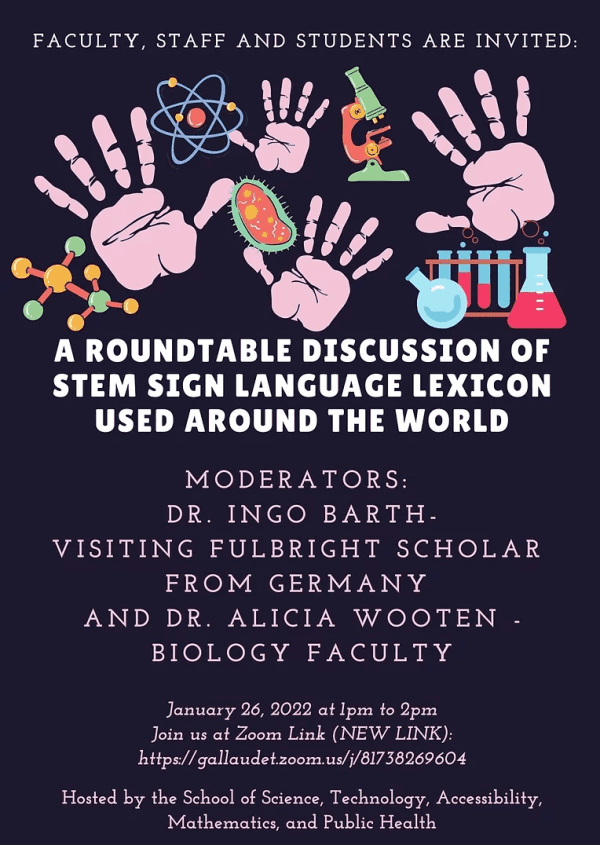 A Roundtable Discussion of STEM Sign Lexicon Used Around the World ...