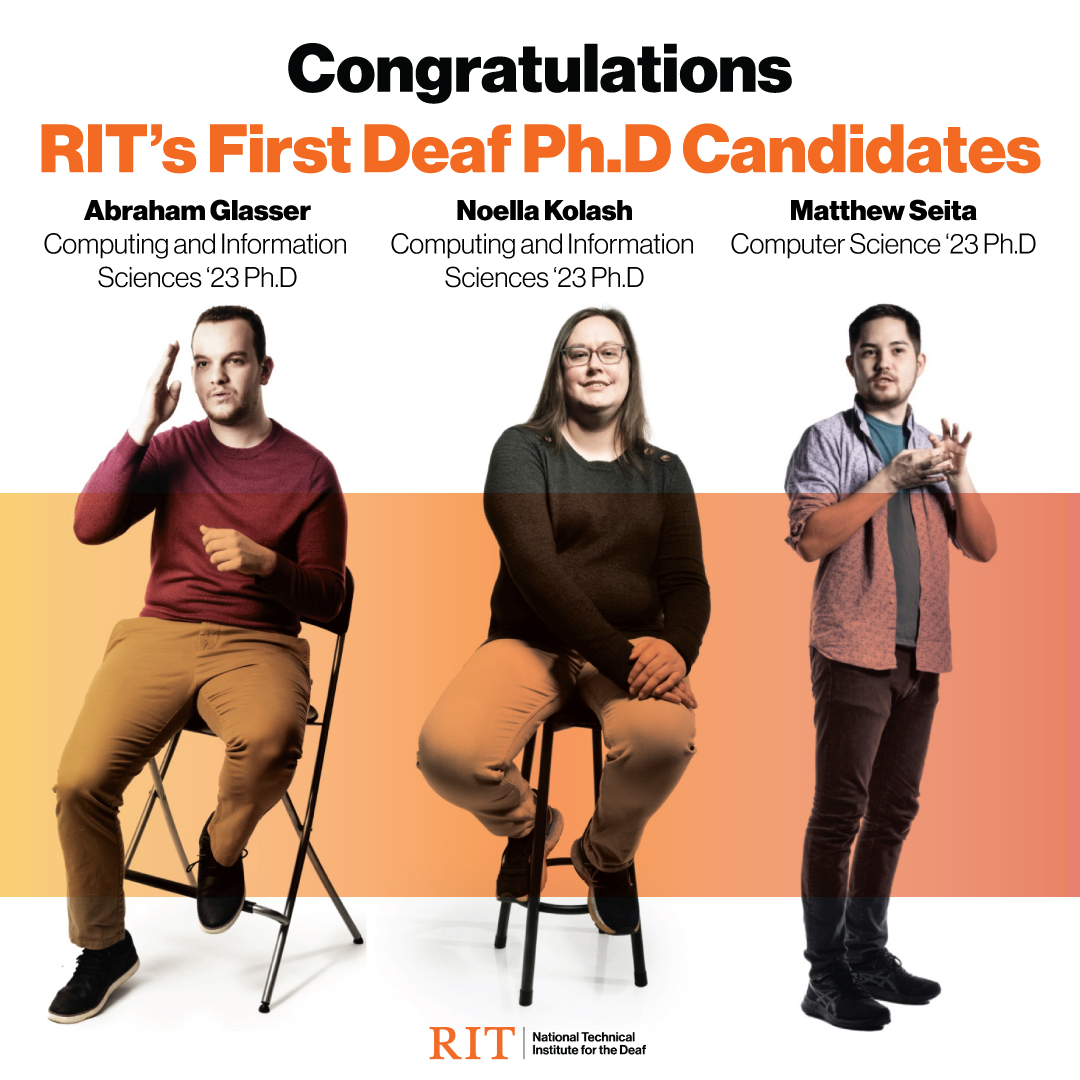 Personal experiences inspire RIT’s first deaf doctoral candidates ...