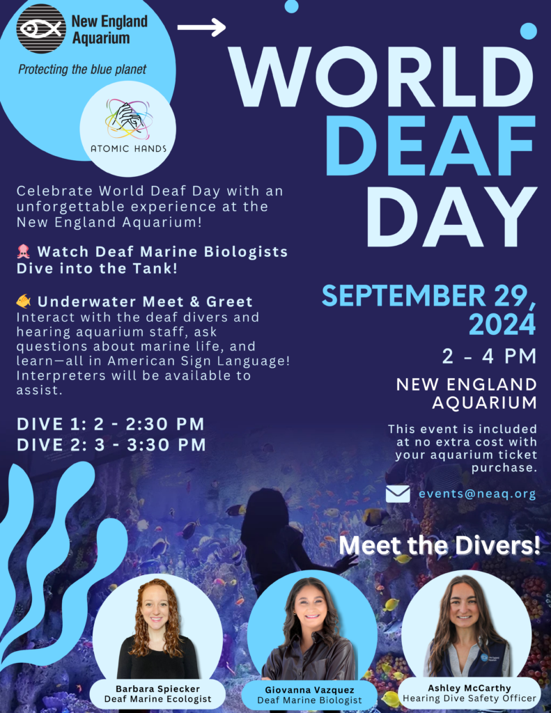 World Deaf Day at New England Aquarium - Atomic Hands